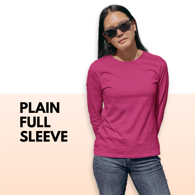 Shop Plain Full Sleeve Tops | Versatile Basics for Every Wardrobe ...